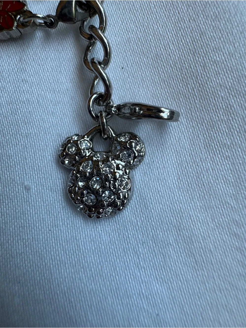 Disney | Jewelry | Disney Charm Bracelet With 5 Charms Princess Mickey ...